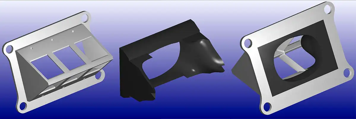 3D printed reed valve for racing motorbike two-strokes engine